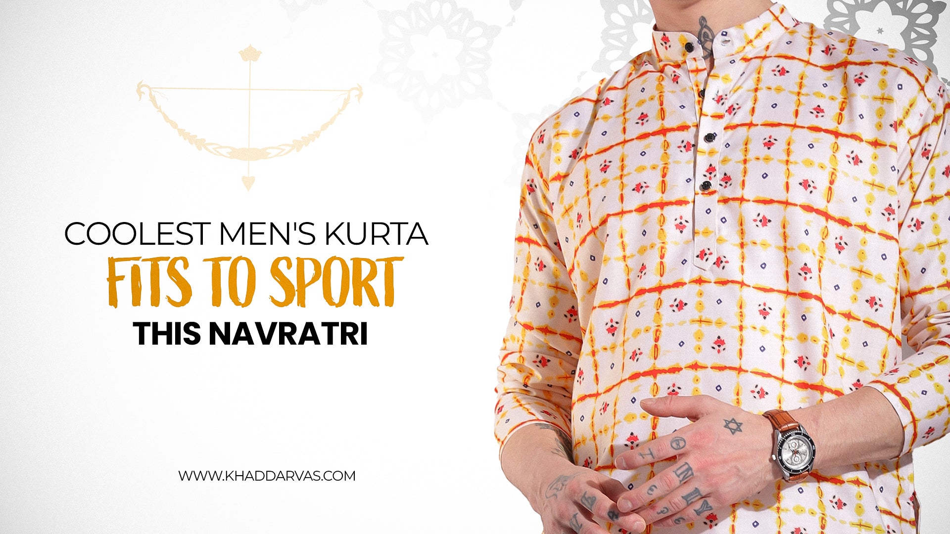 Coolest Mens Kurta Fits To Sport This Navratri - Khadi Sadan